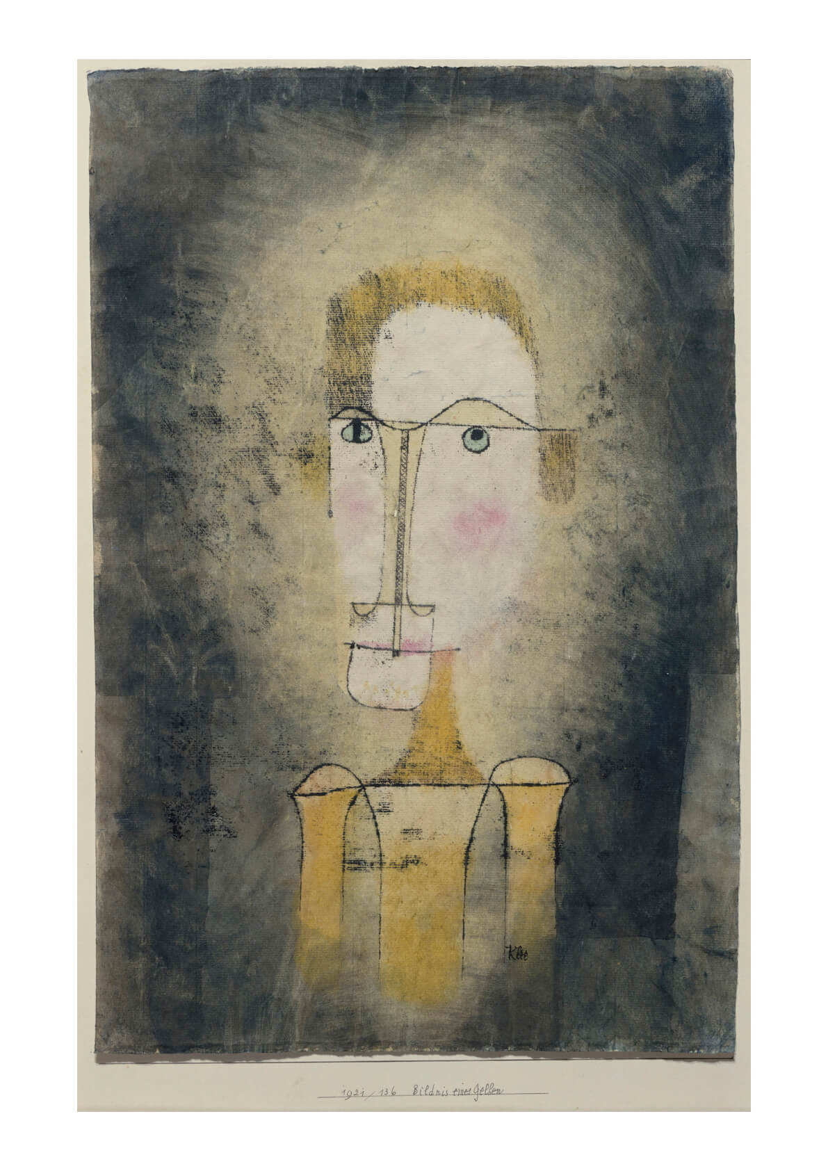 Paul Klee - Portrait of a Yellow Man — Spiffing Prints