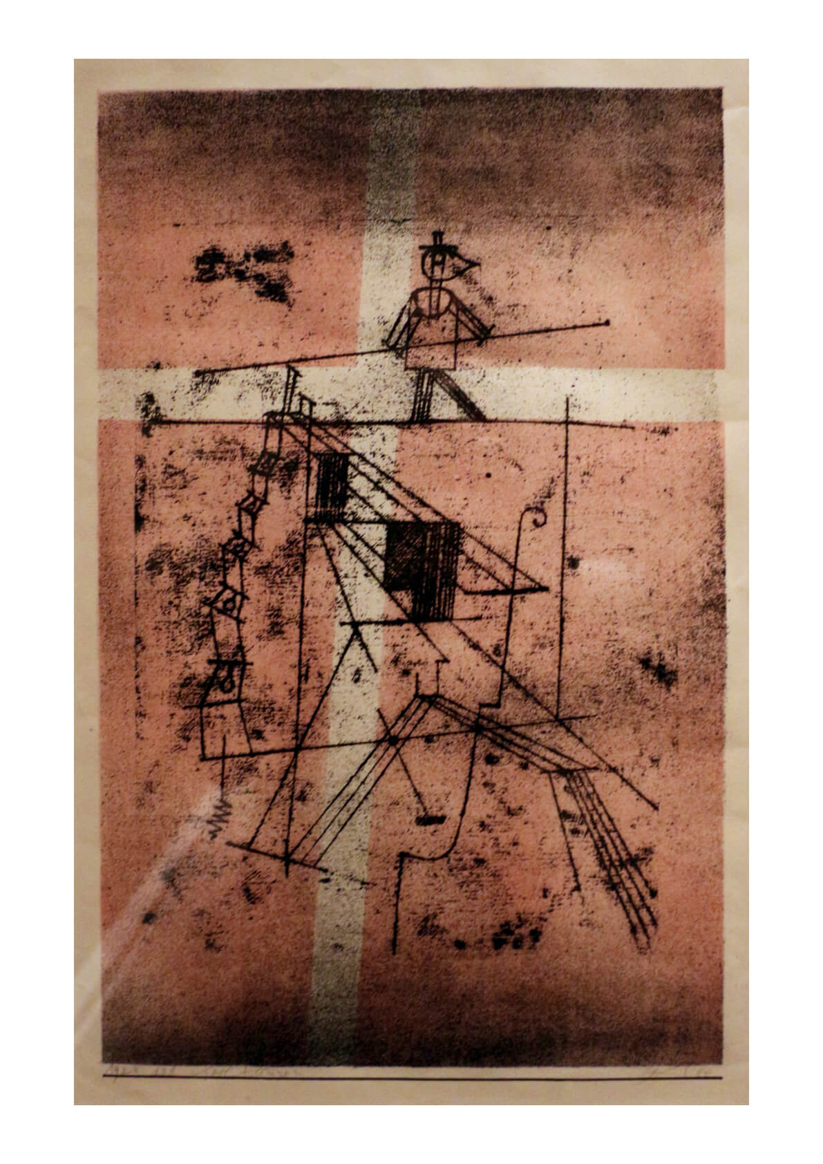 Paul Klee - acrobata sul filo sospeso 1923 litografia — Spiffing Prints