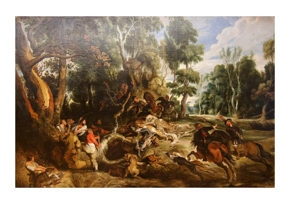Peter Paul Rubens - Hunting — Spiffing Prints