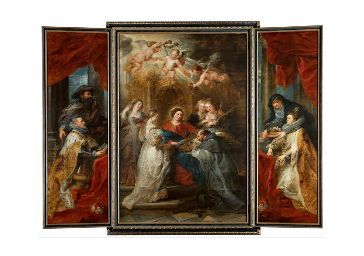 Peter Paul Rubens - The Triptych of St Ildefonso — Spiffing Prints