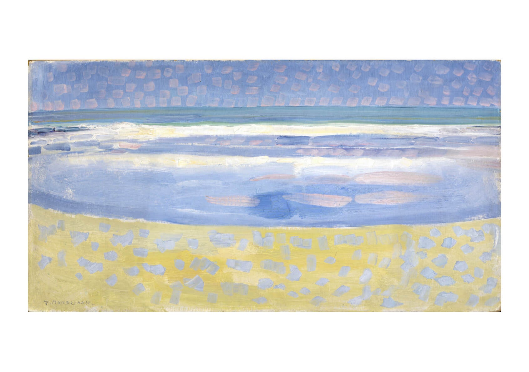Piet Mondrian - Sea after sunset — Spiffing Prints
