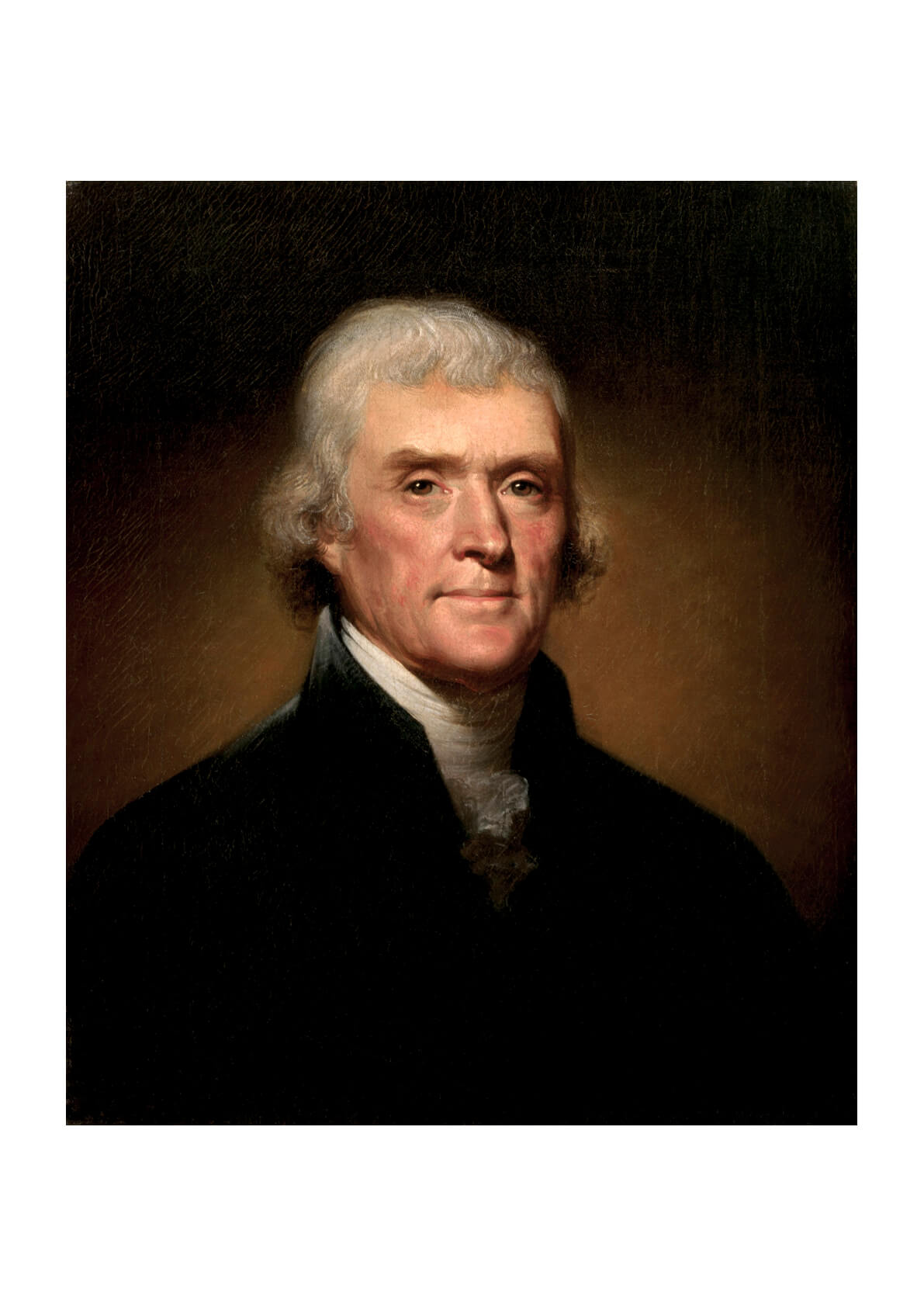 Rembrandt Harmenszoon van Rijn Peale Thomas Jefferson — Spiffing Prints