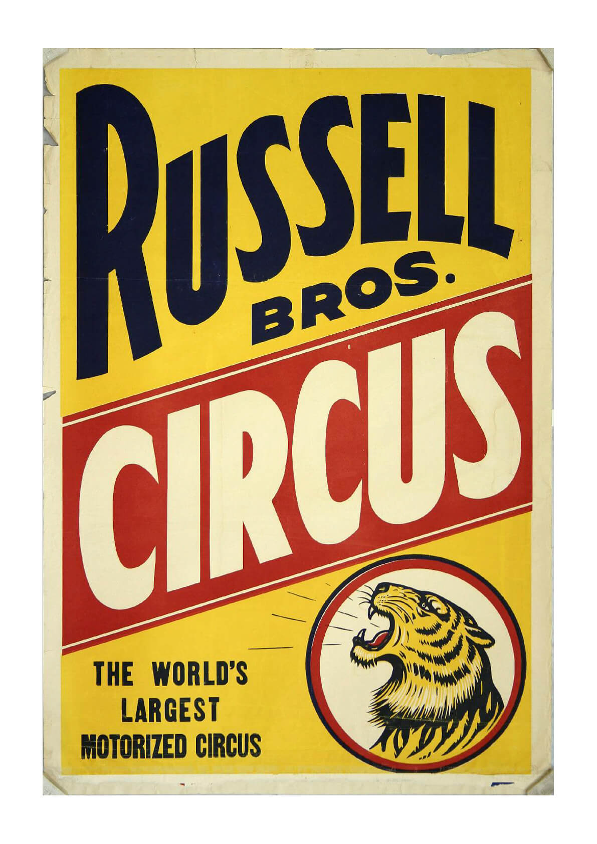 Russell Bros Circus Vintage Circus Poster — Spiffing Prints
