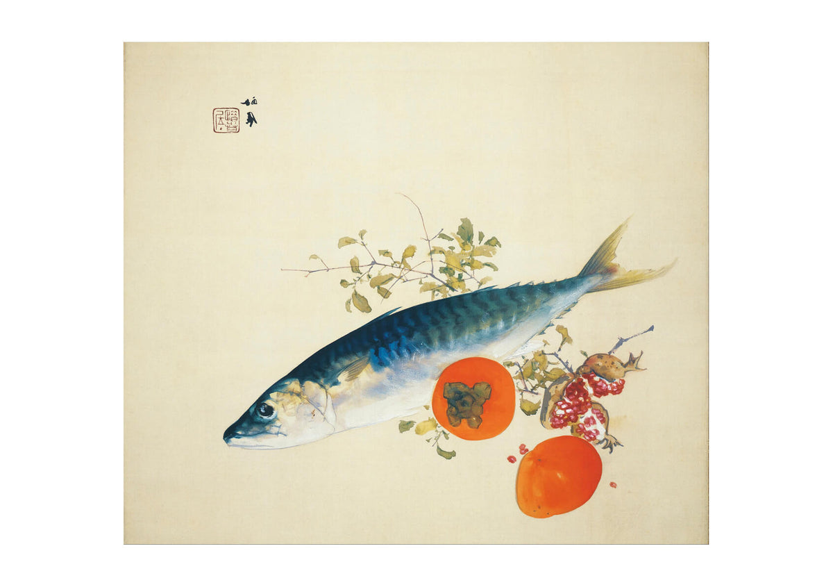 Takeuchi Seiho Autumn Fattens Fish and Ripens Wild Fruits — Spiffing Prints