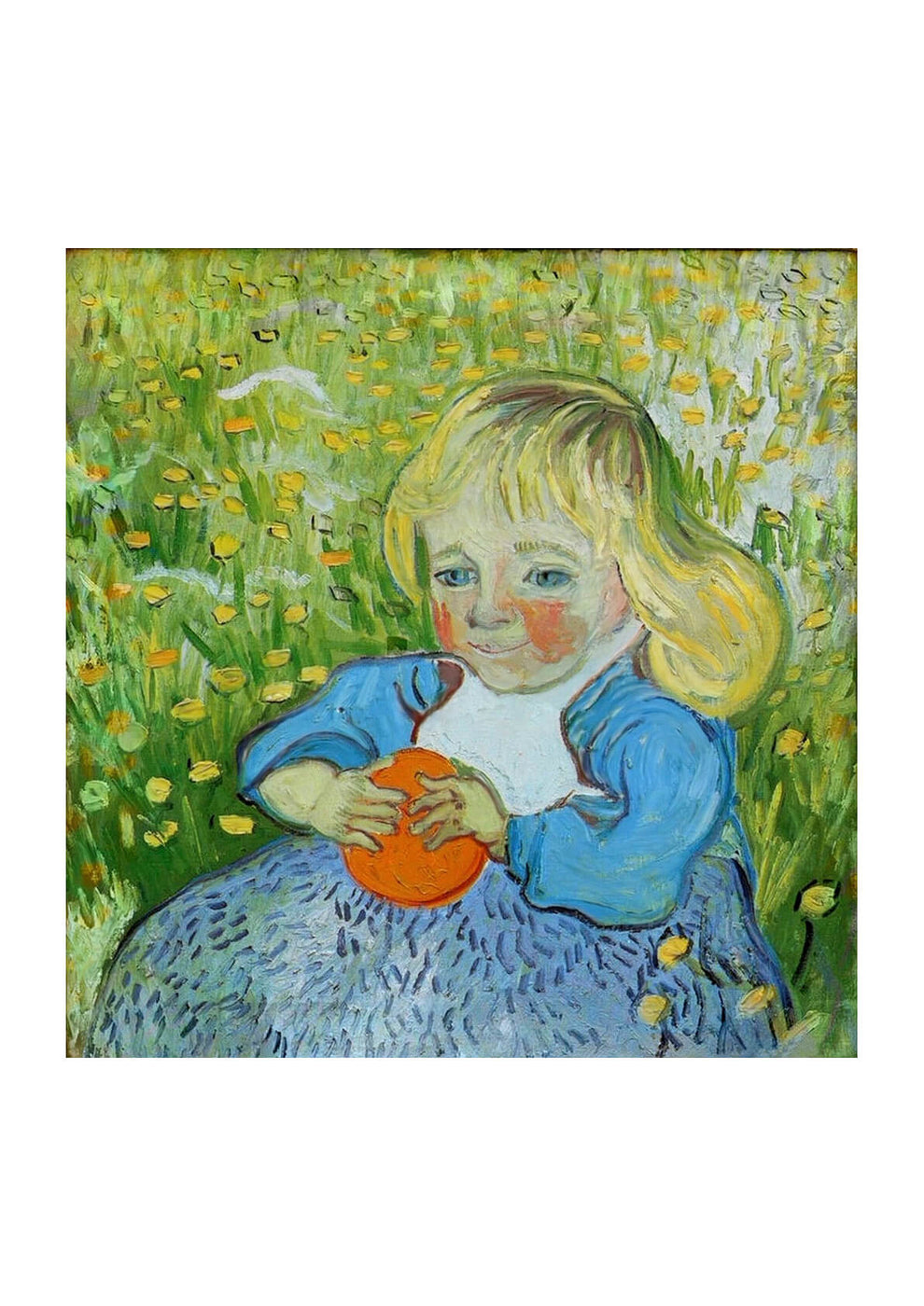 Vincent Van Gogh - Child with an Orange, 1890 — Spiffing Prints