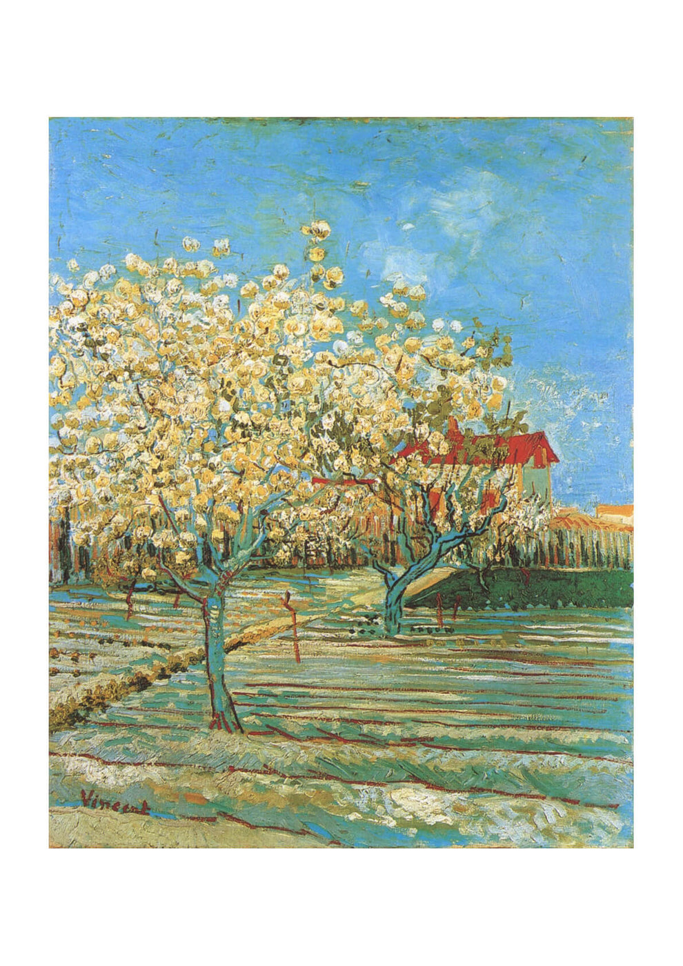 Vincent Van Gogh - Orchard in Blossom, 1888 02 — Spiffing Prints