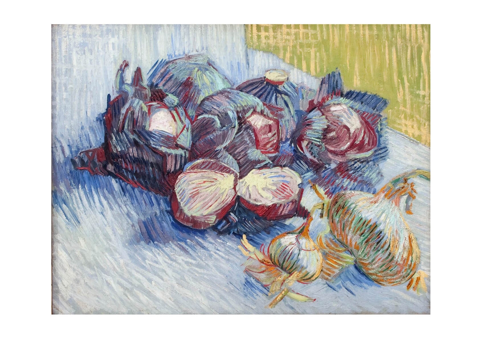 Vincent Van Gogh - Still Life with Red Cabbage and Onions, 1887-88 ...