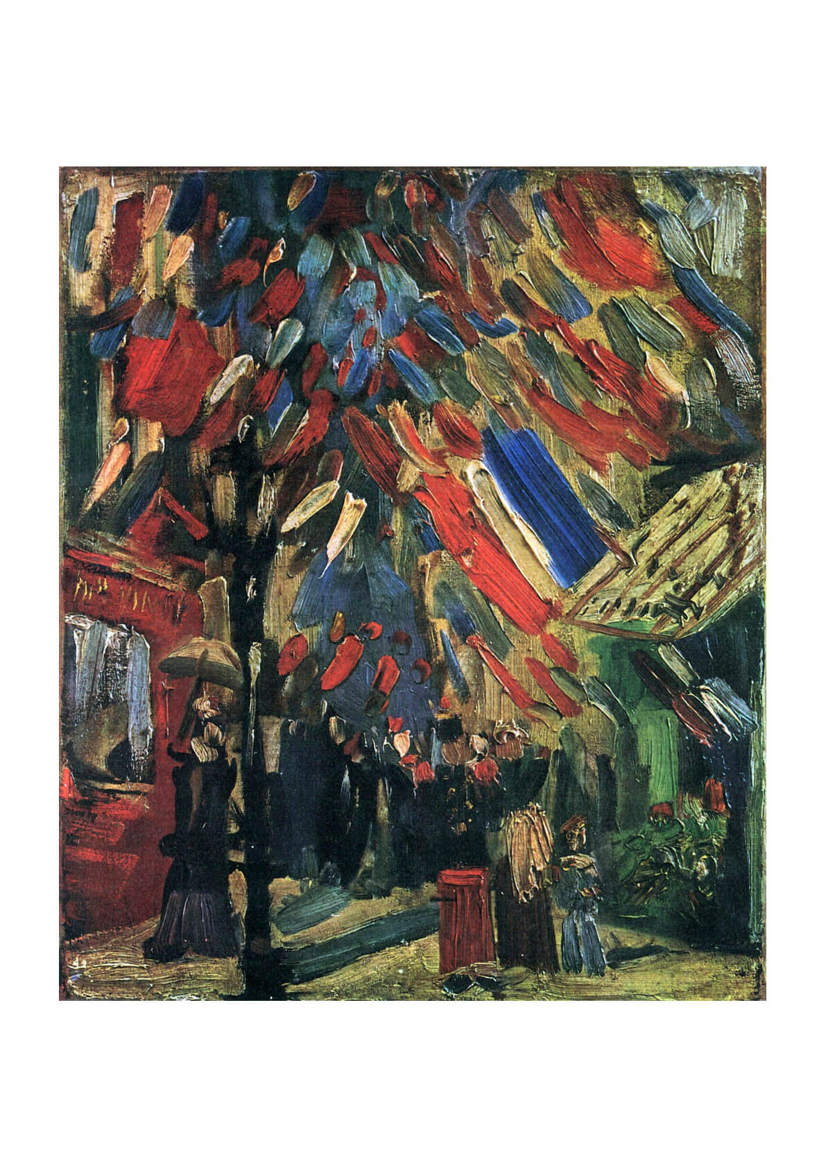 Vincent Van Gogh - The Fourteenth of July Celebration in Paris, 1886 ...