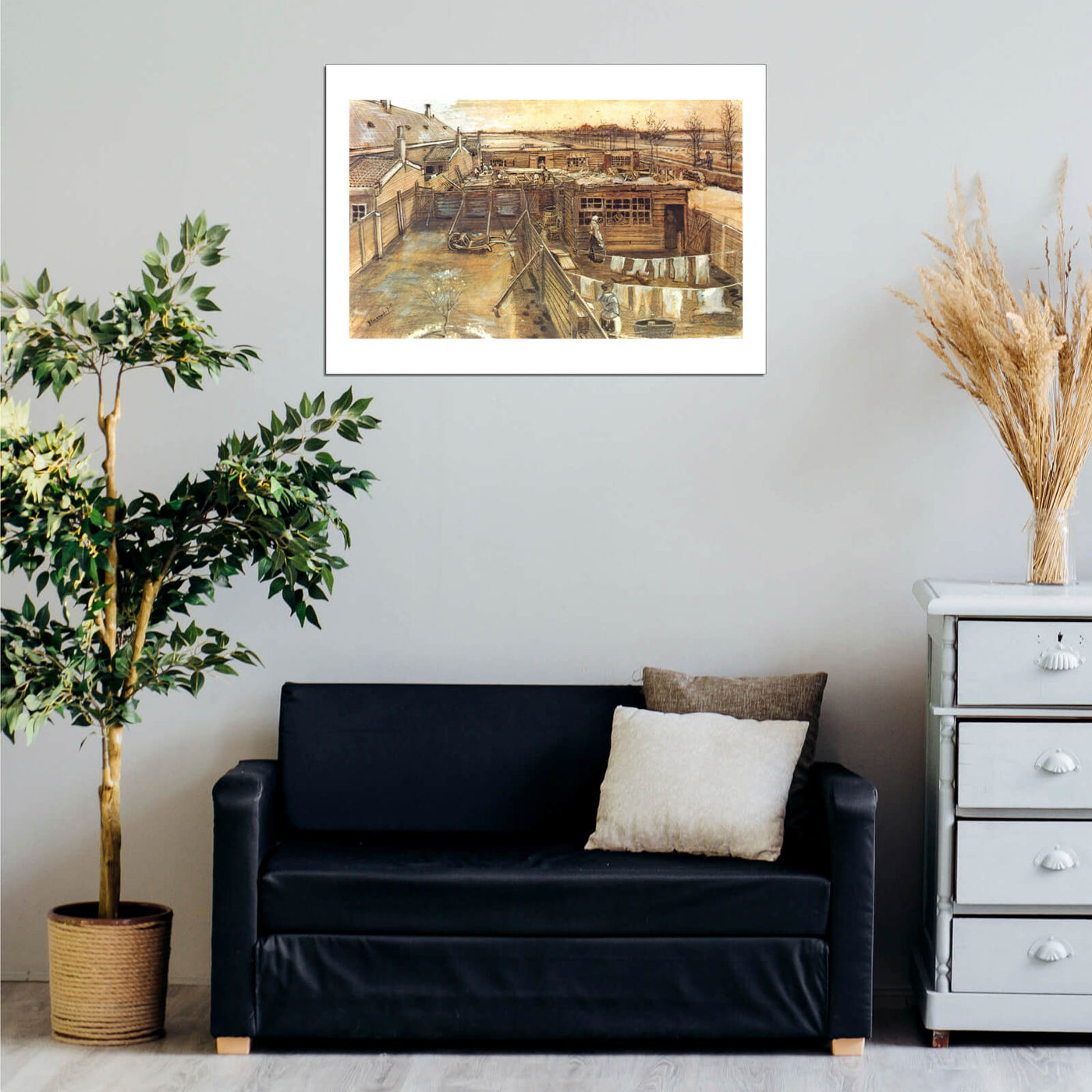 Vincent Van Gogh Carpenter`s Workshop Seen from the Artist`s Studio, 1 ...