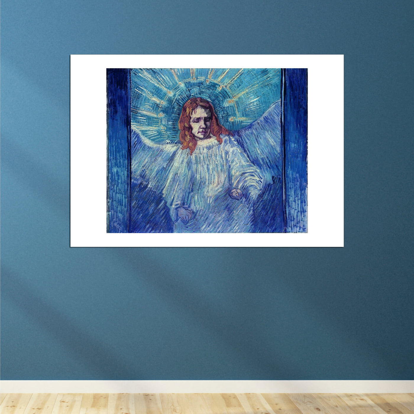 Vincent Van Gogh Half-Figure of an Angel (after Rembrandt), 1889 ...