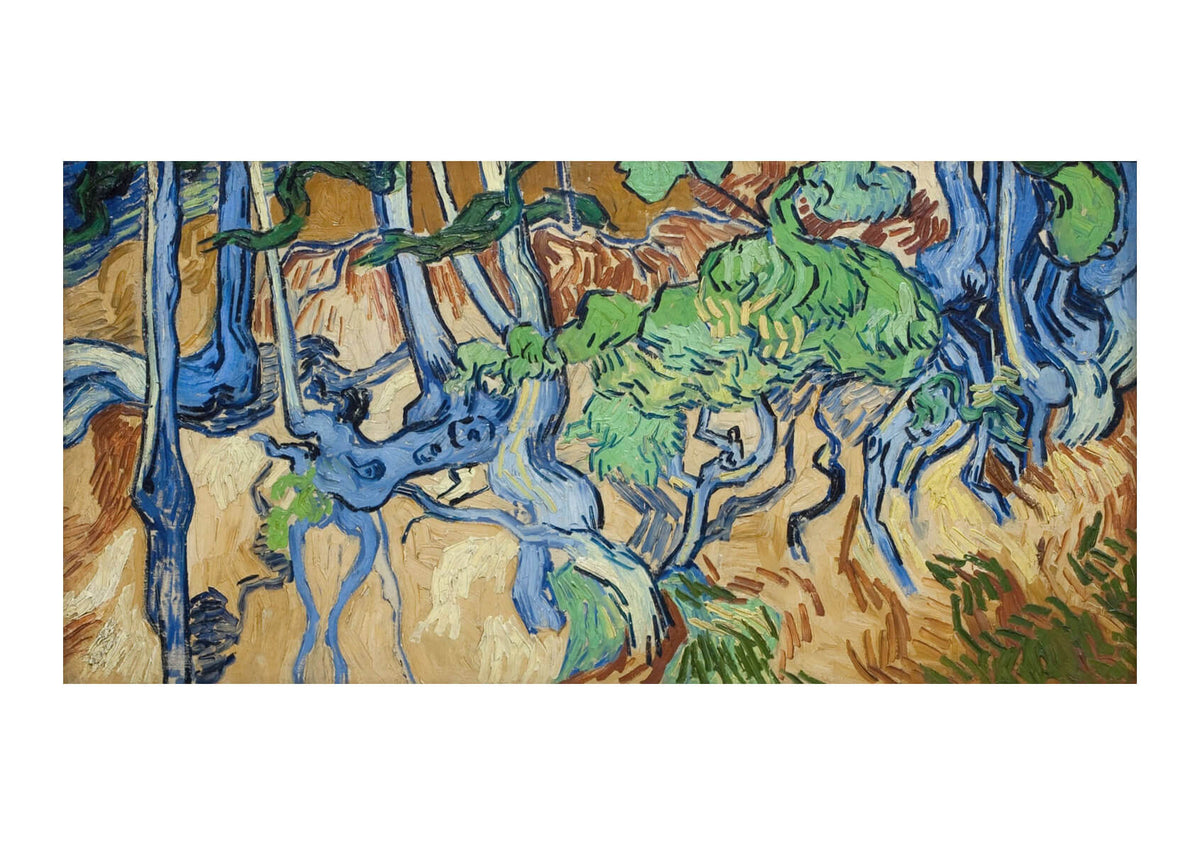 Vincent Van Gogh Roots and Tree Trunks, 1890 — Spiffing Prints