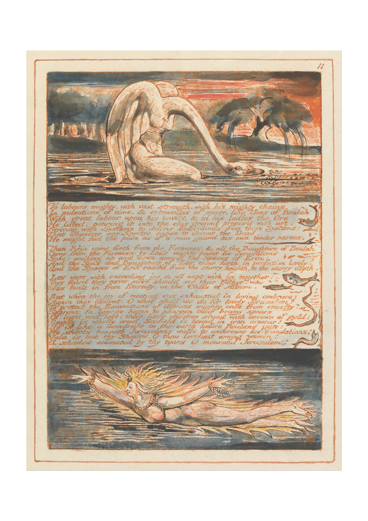 William Blake - Jerusalem Plate 11 — Spiffing Prints