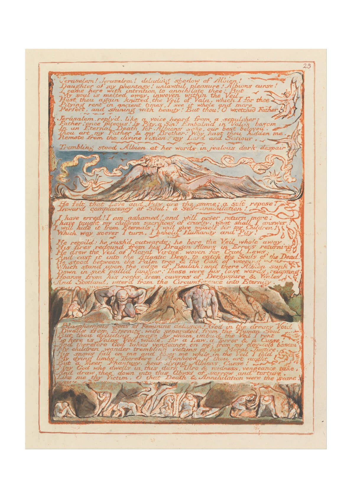 William Blake - Jerusalem Plate 23 — Spiffing Prints