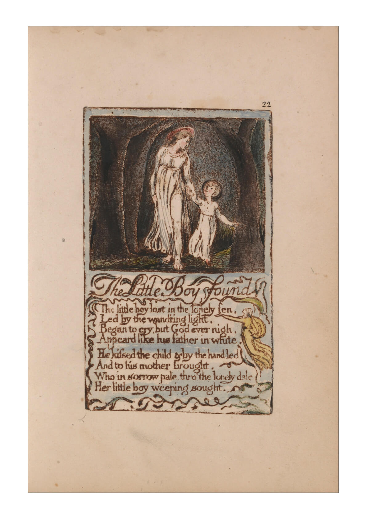 William Blake - The Little Boy Found — Spiffing Prints