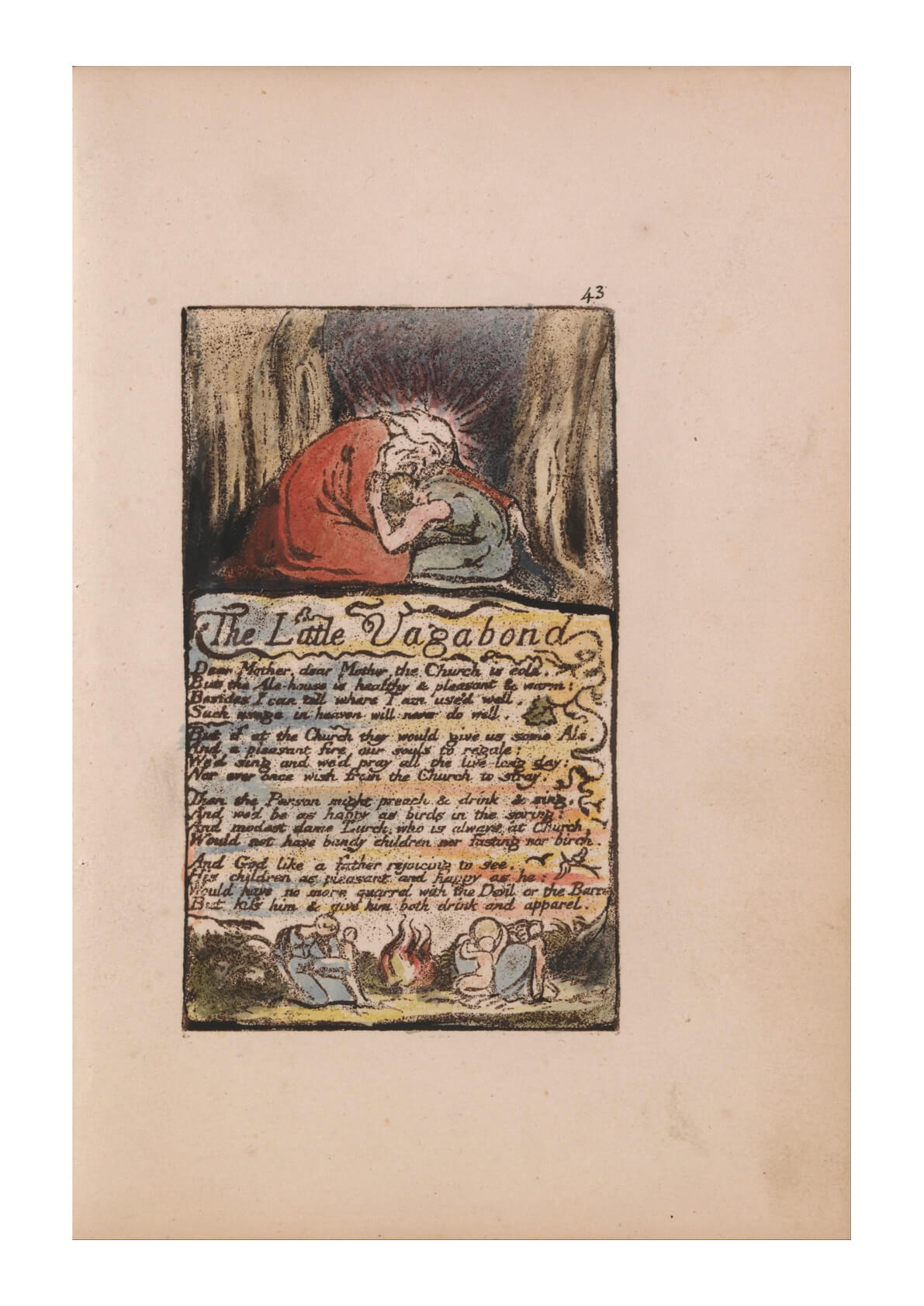 William Blake - The Little Vagabond — Spiffing Prints