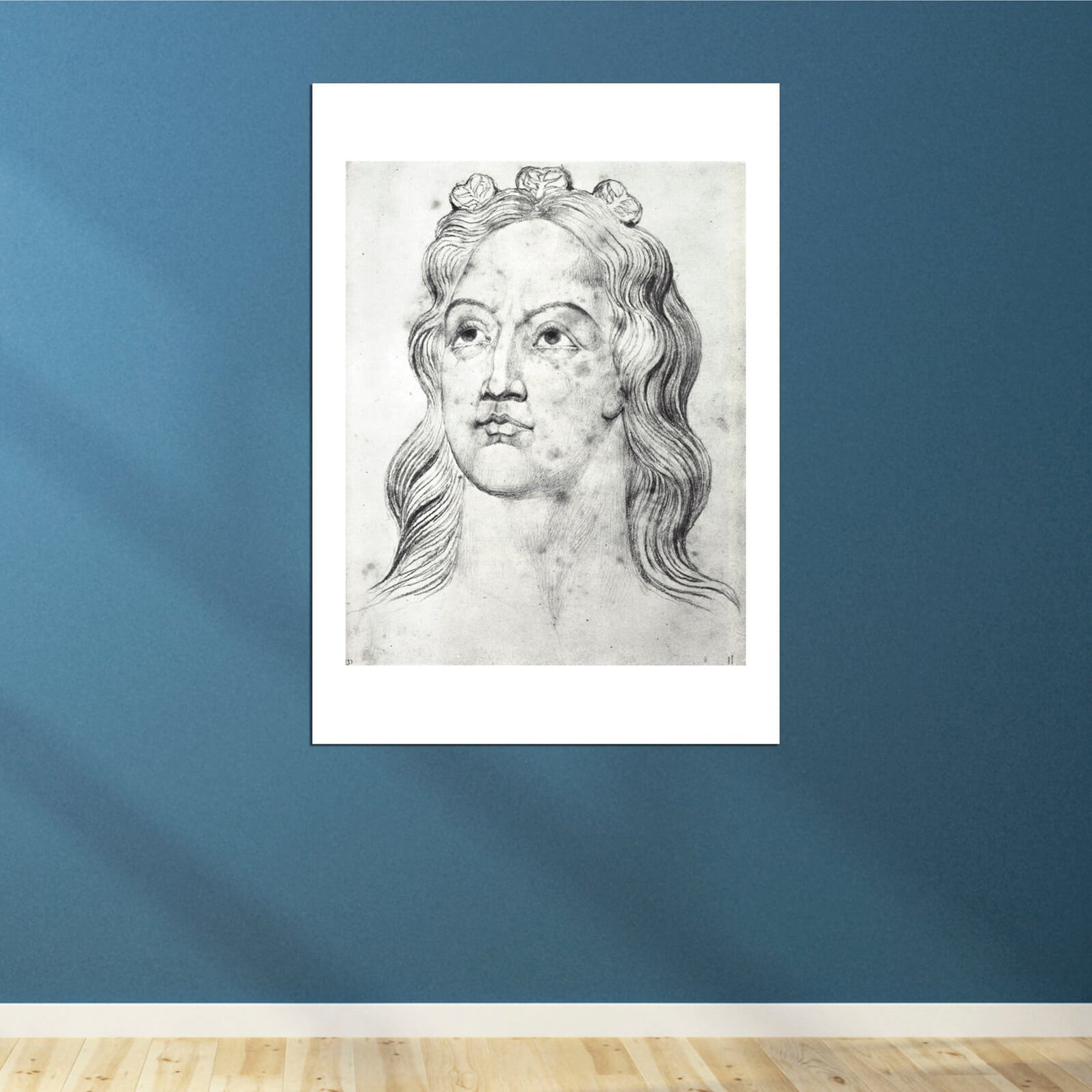 William Blake - Visionary Head of Queen Eleanor wife of Edward I ...