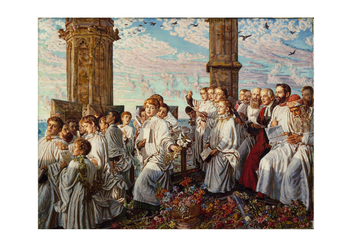 William Holman Hunt - May Morning on Magdalen College — Spiffing Prints